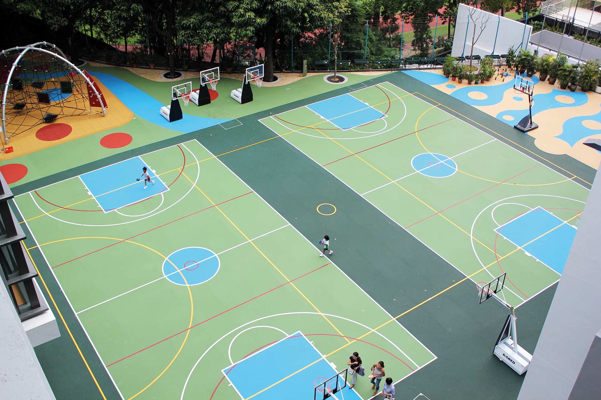 Outdoor Sports Flooring | Durable, Safe & Slip-Resistant